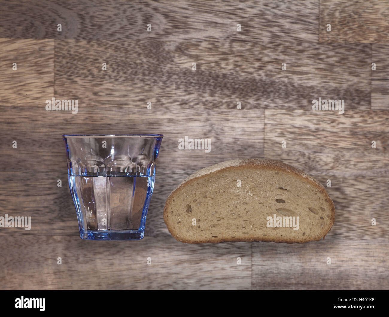 Water glass, bread food, food, eat, drinking, meal, Spartan, modestly ...