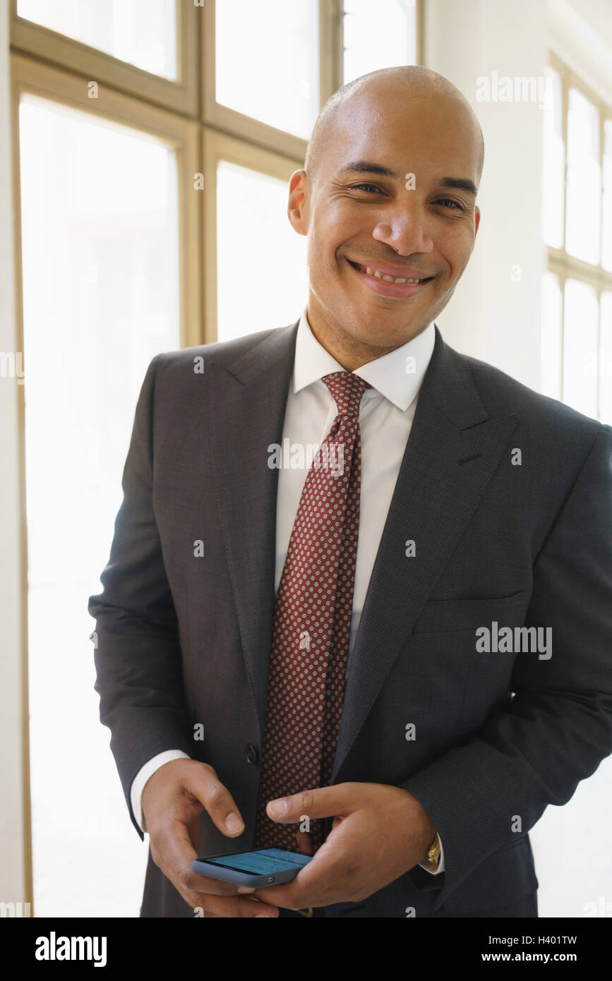 Standing looking smiling communication information hi-res stock ...