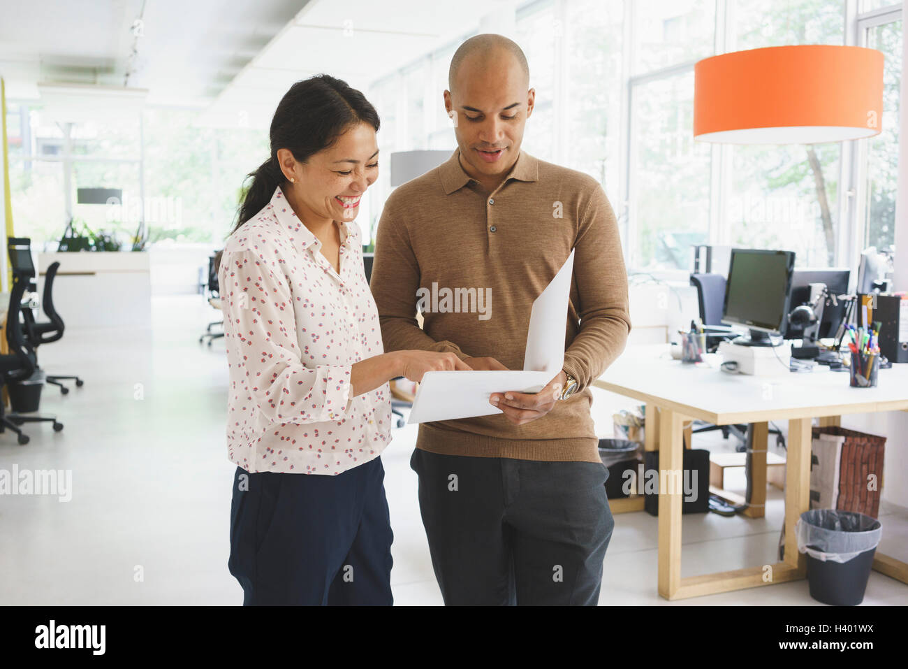 Two people above documents hi-res stock photography and images - Alamy