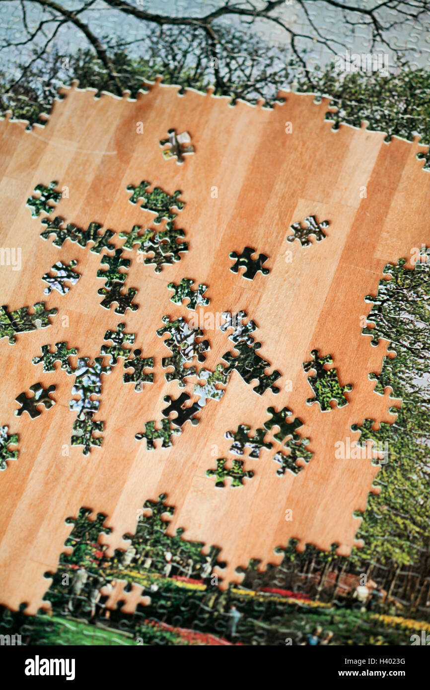 Large jigsaw puzzle piece hi-res stock photography and images - Alamy