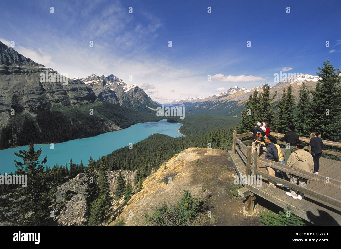 Canada, Alberta, Rocky Mountains, Banff national park, Peyto brine ...