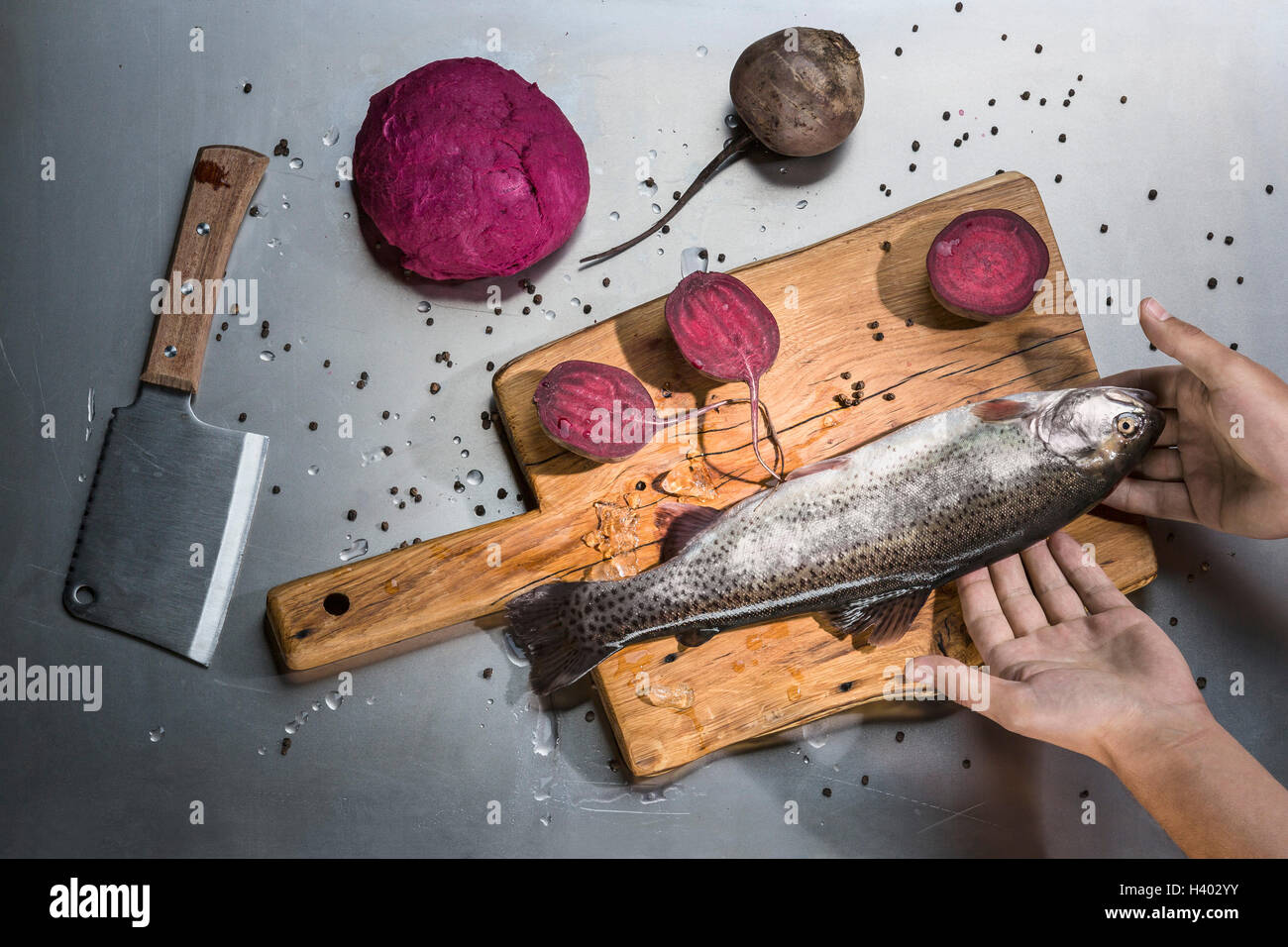 Cross section fish hi-res stock photography and images - Alamy