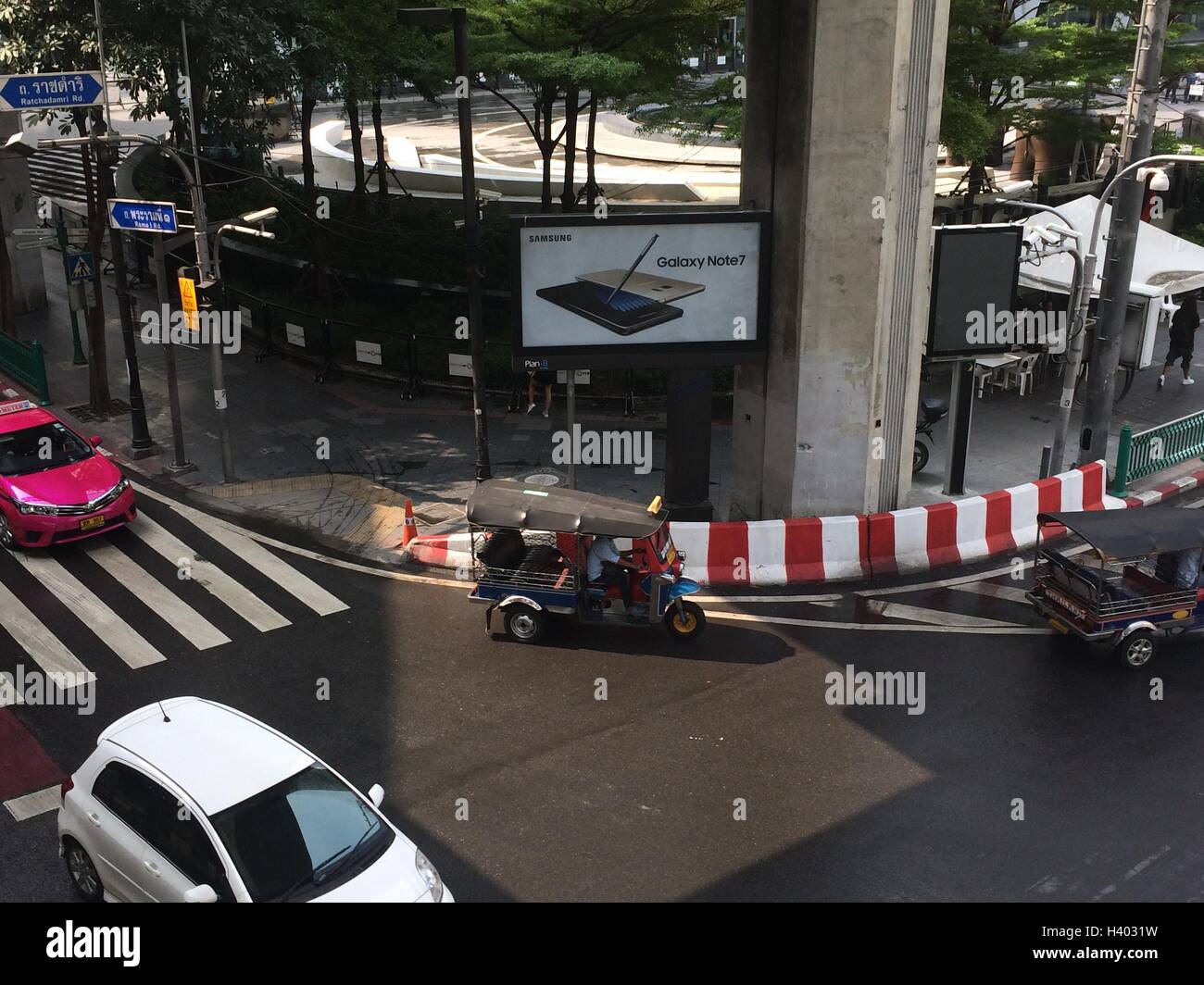 Bangkok, Thailand - October 12, 2016 : Outdoor advertising board of ...