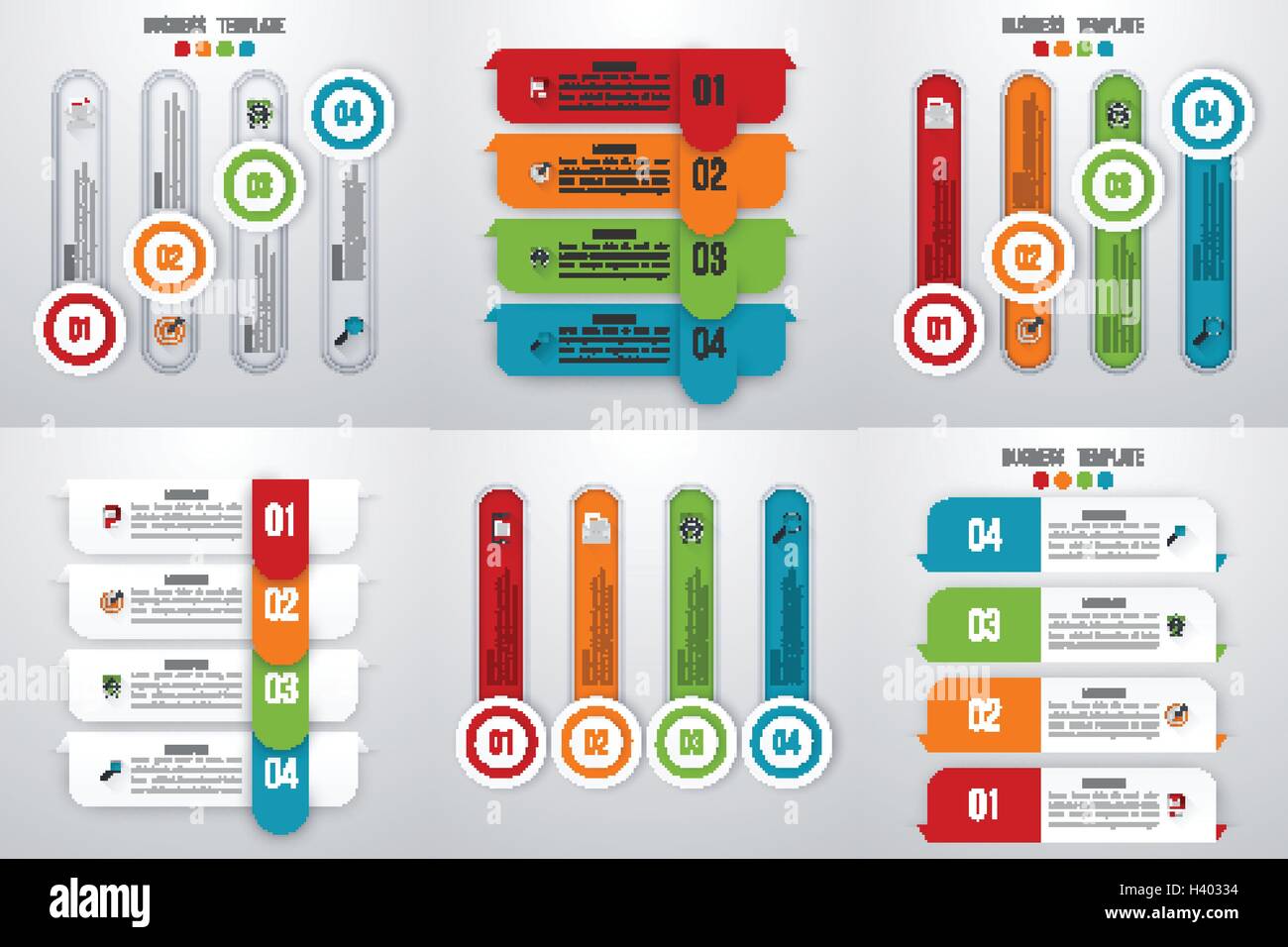 Set with infographics Stock Vector Image & Art - Alamy