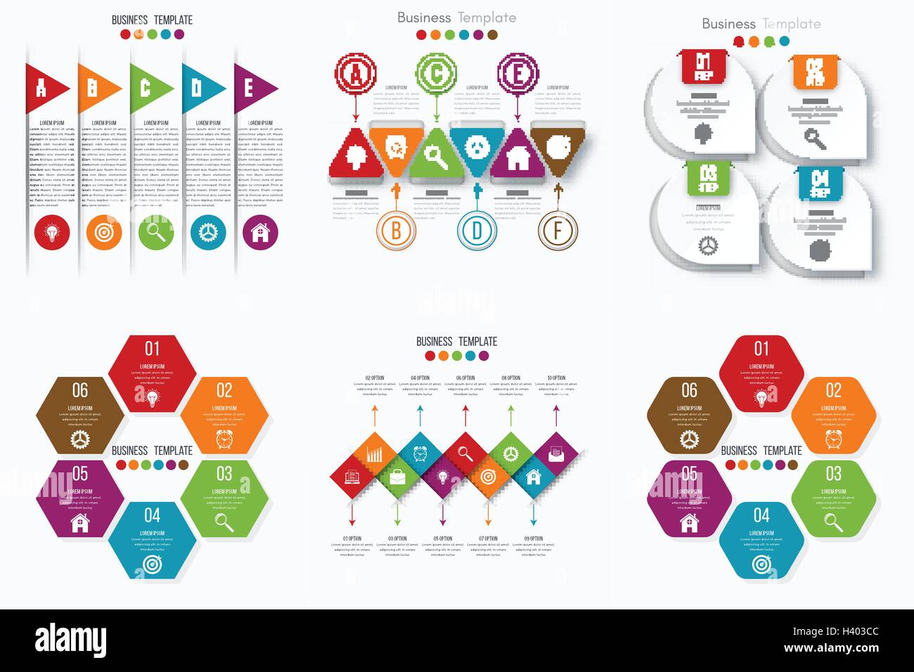 Set with infographics Stock Vector Image & Art - Alamy