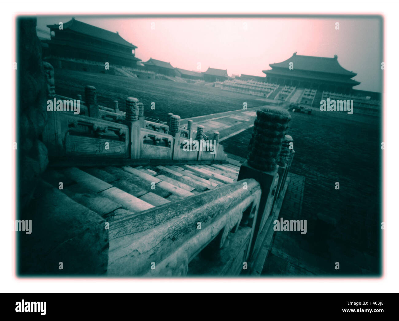 China, Peking, forbidden city, detail, s/w Stock Photo - Alamy