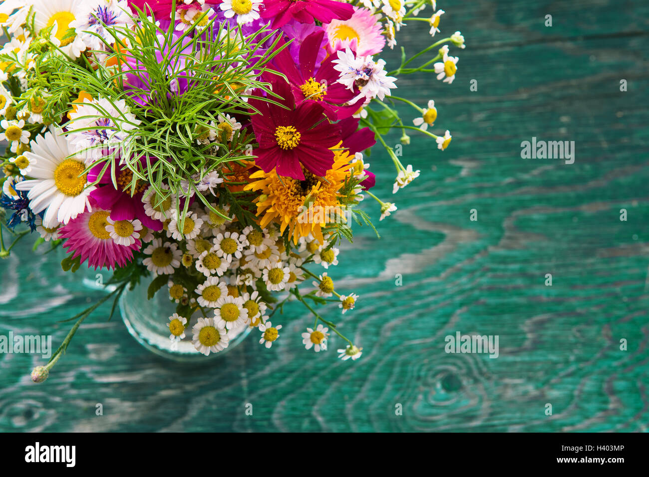 Summer flowers mock up Stock Photo - Alamy