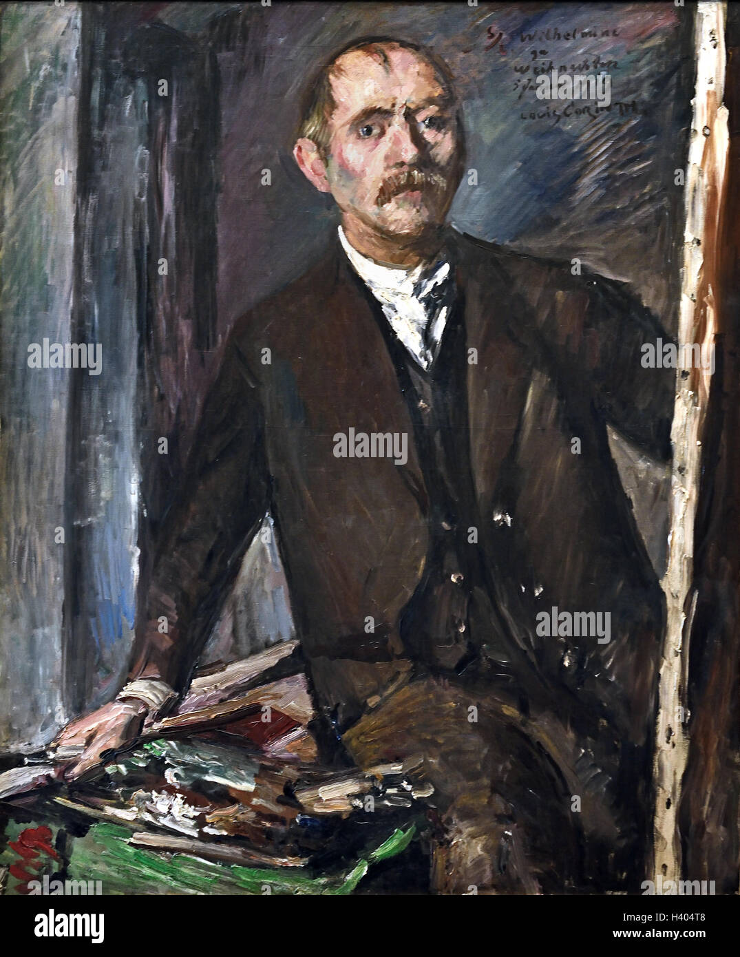 Painting lovis corinth self portrait hi-res stock photography and ...