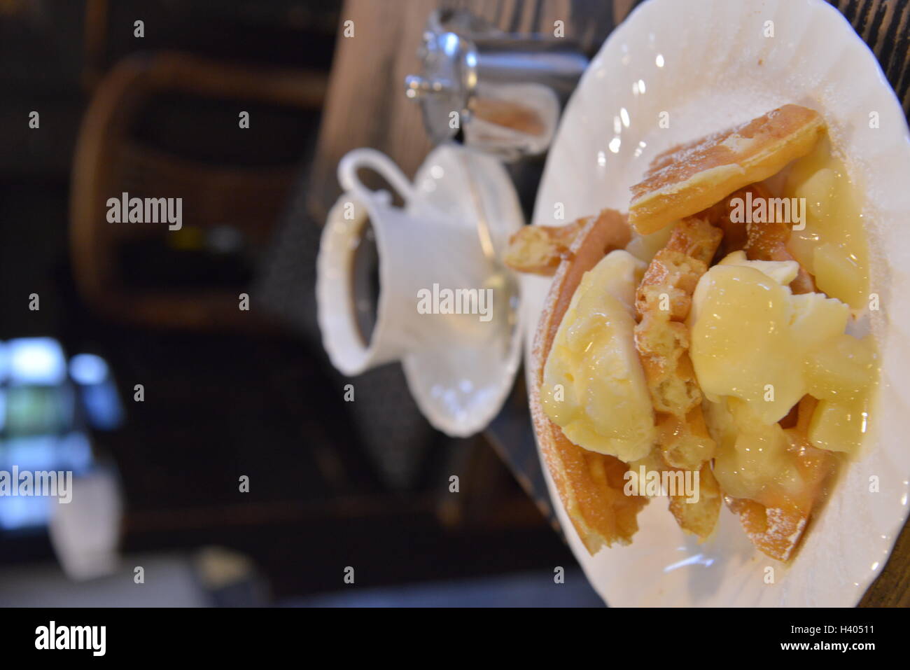 Cafe Waffle COMMON Japan Stock Photo - Alamy