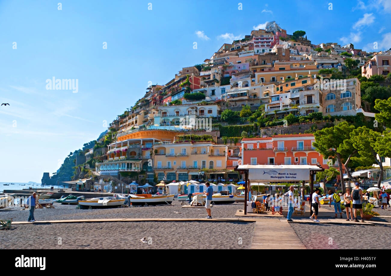 Port Of Village Positano High Resolution Stock Photography and Images ...