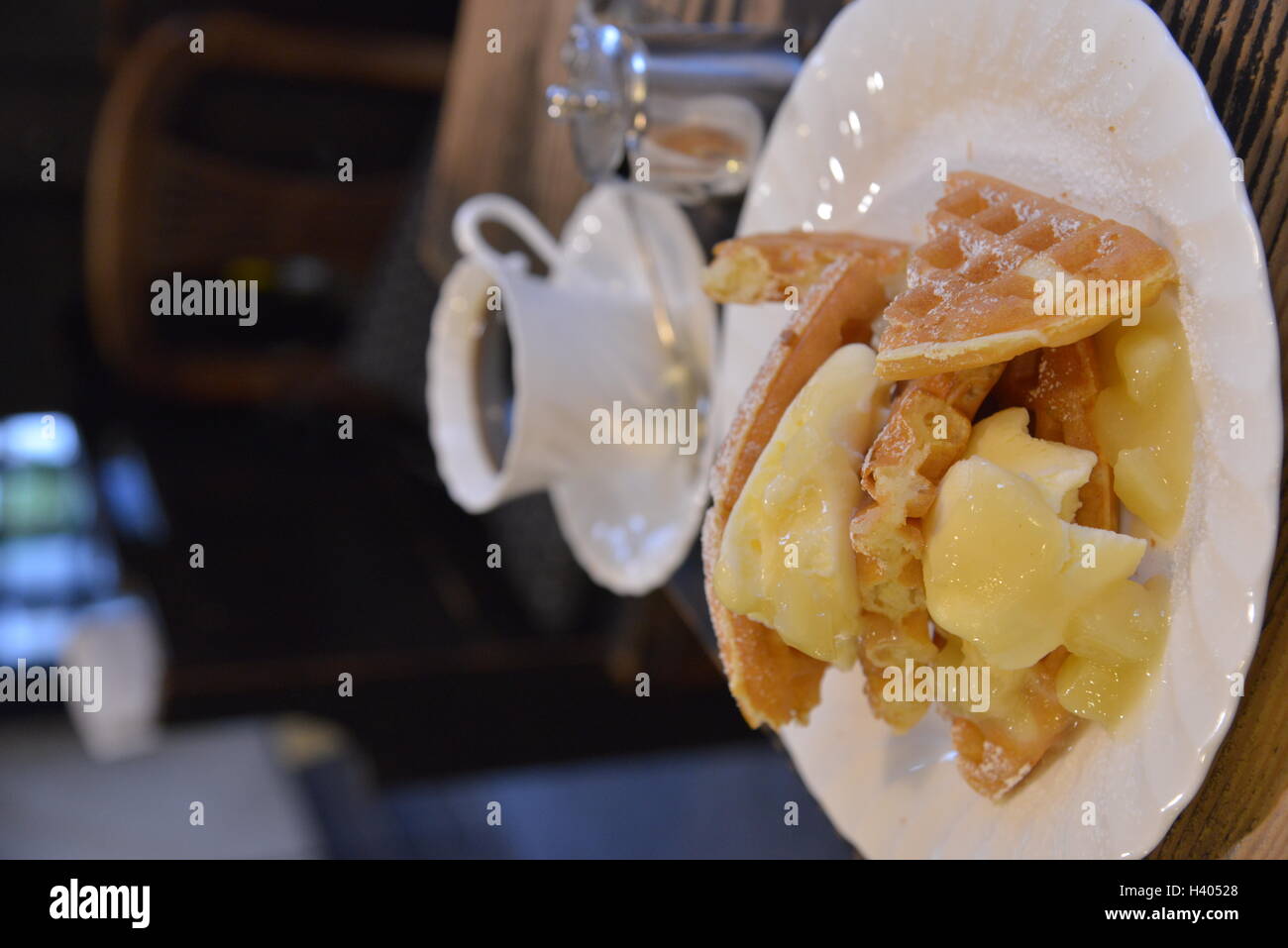 Cafe Waffle COMMON Japan Stock Photo - Alamy