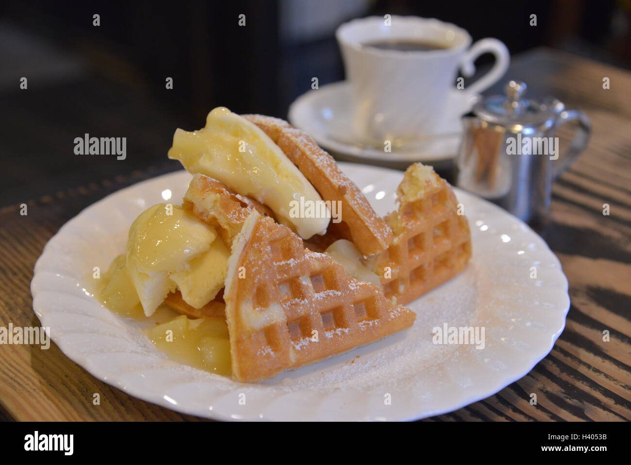 Cafe Waffle COMMON Japan Stock Photo - Alamy