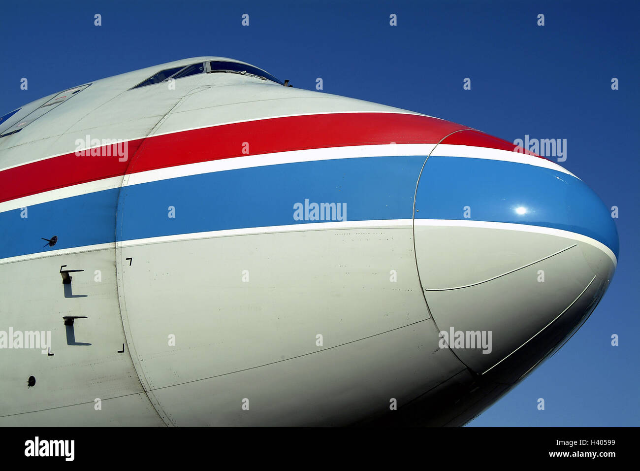 Freighter, Boeing 747-400, detail, bug, airplane, cargo machine ...