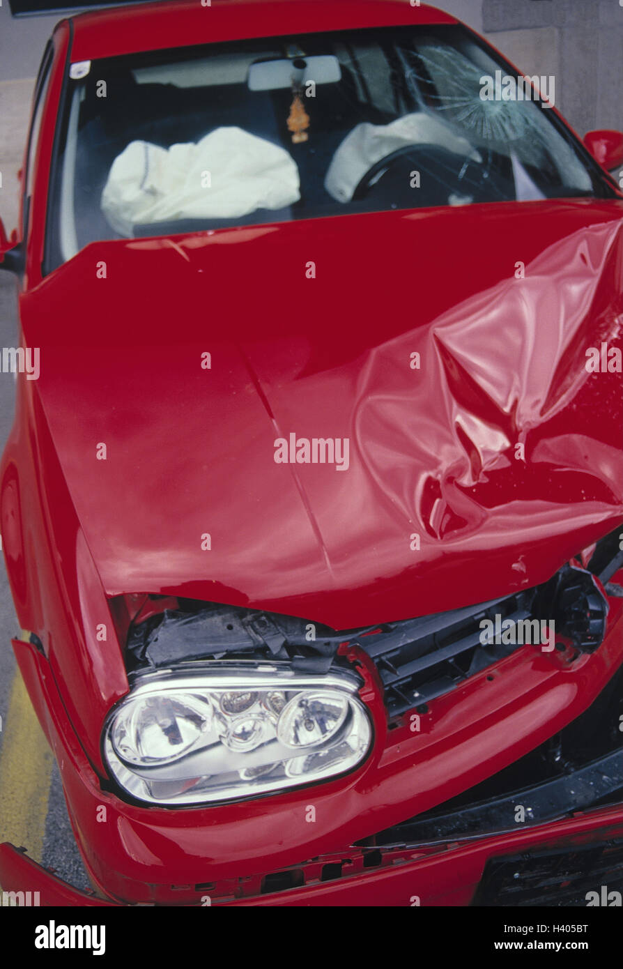 Car With Damaged Windscreen High Resolution Stock Photography and ...