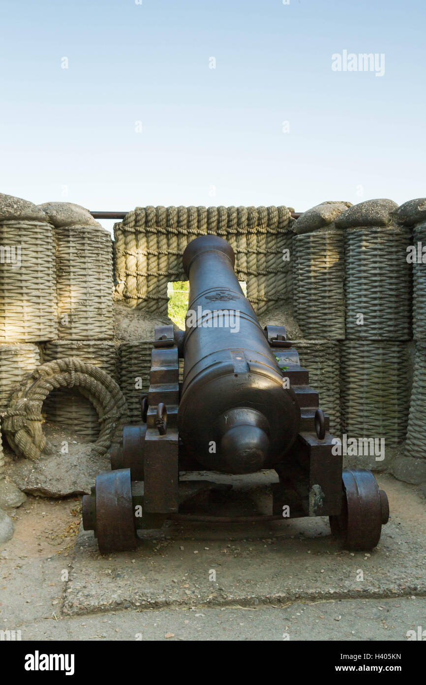 Gun weapons on the street in the summer Stock Photo - Alamy