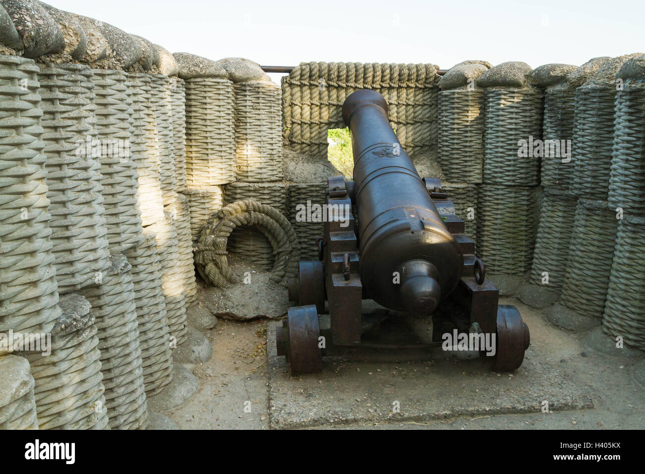 Gun weapons on the street in the summer Stock Photo - Alamy