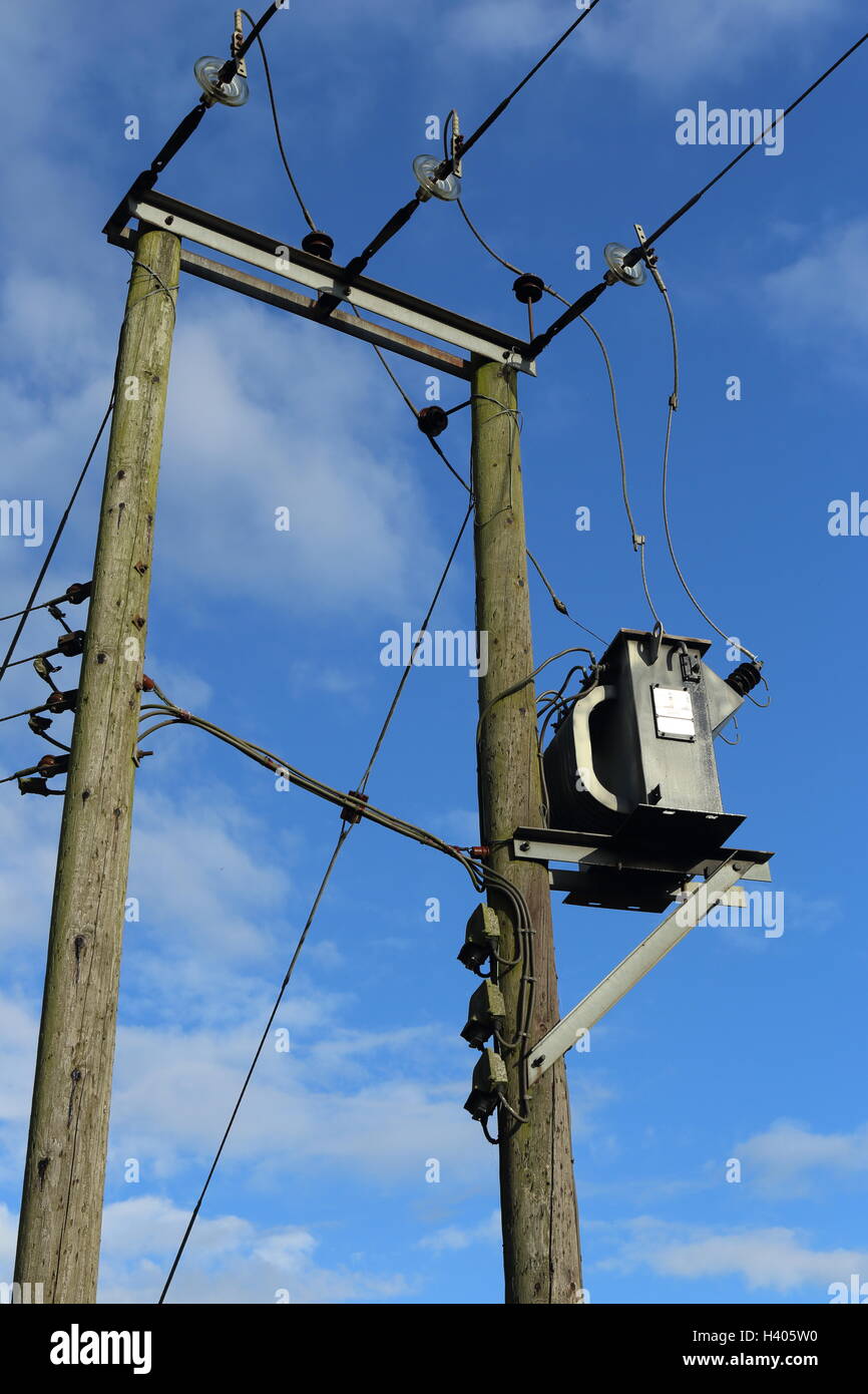 Wooden pylons hi-res stock photography and images - Alamy