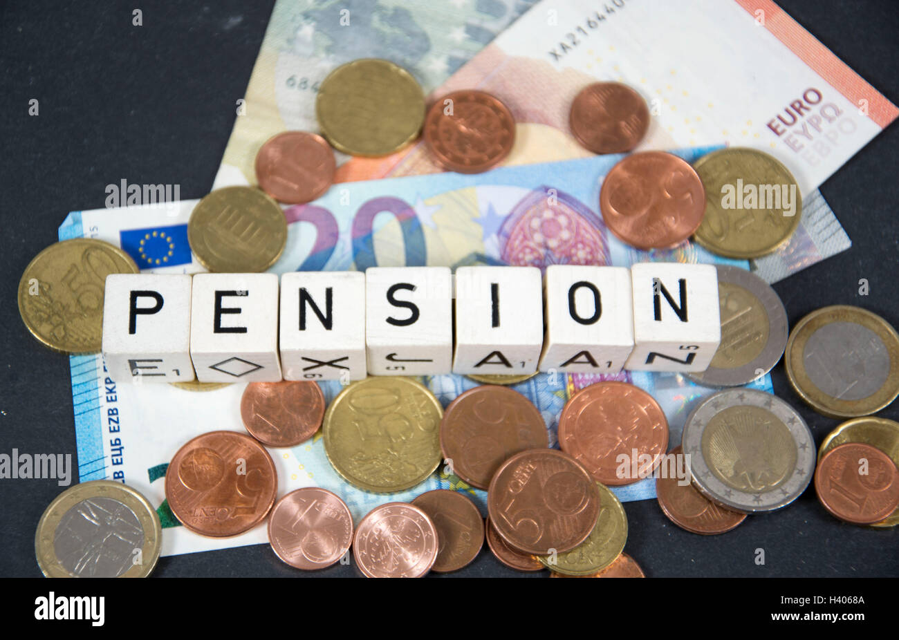 symbol photo for pension Stock Photo - Alamy