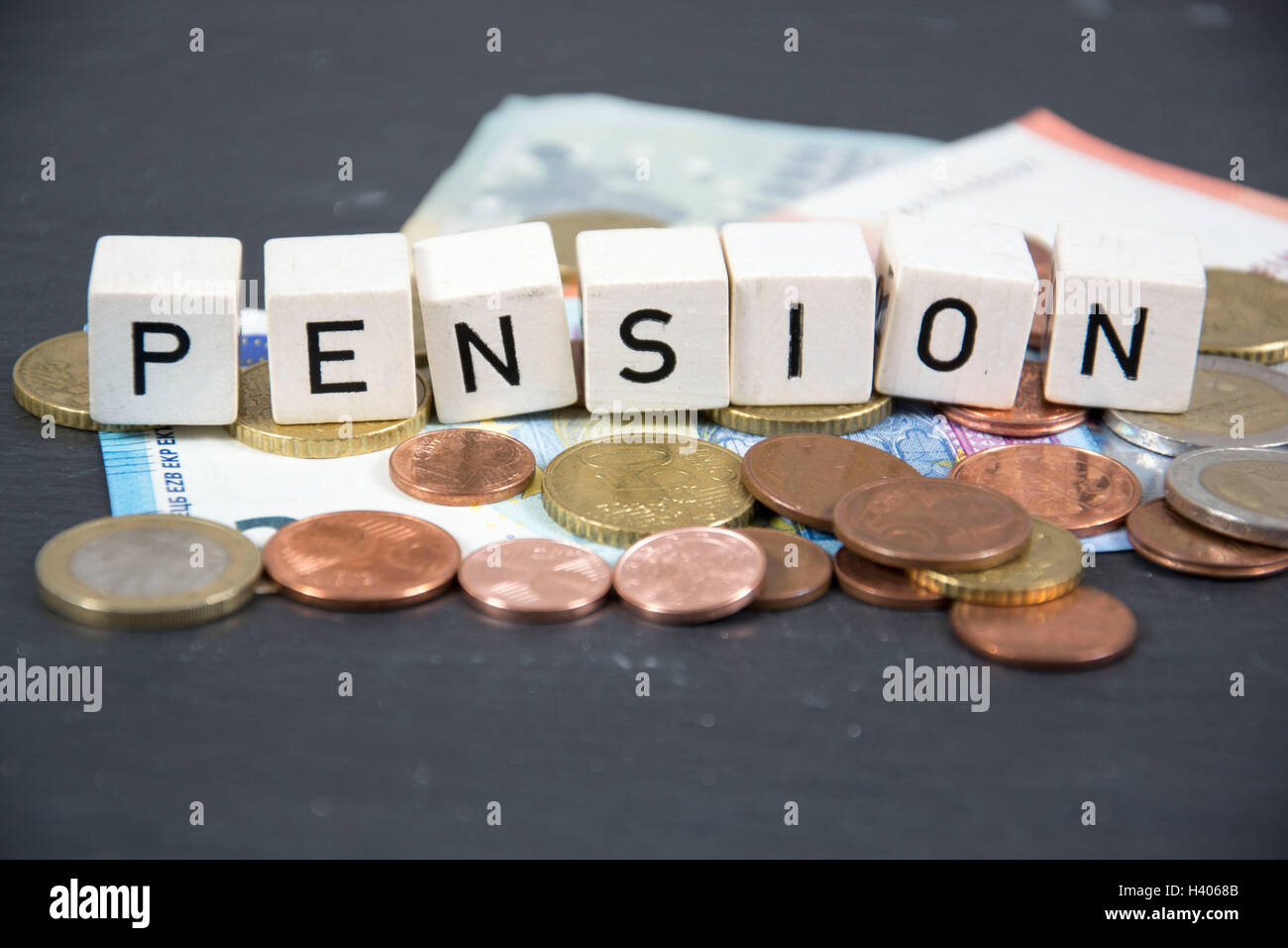 symbol photo for pension Stock Photo - Alamy