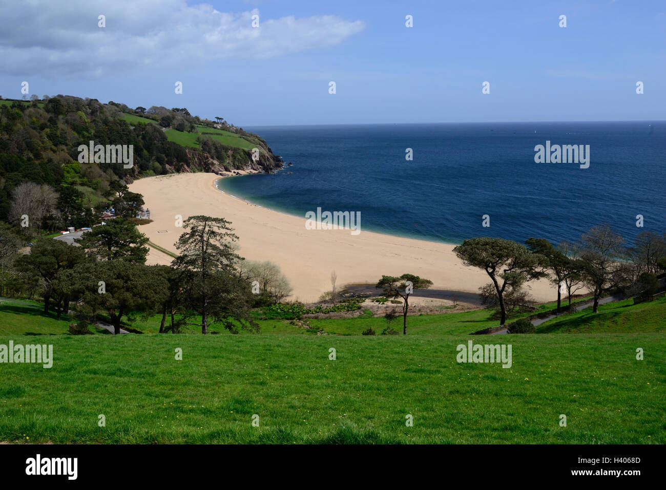 The beach at Blackpool Sands, South Devon Stock Photo - Alamy