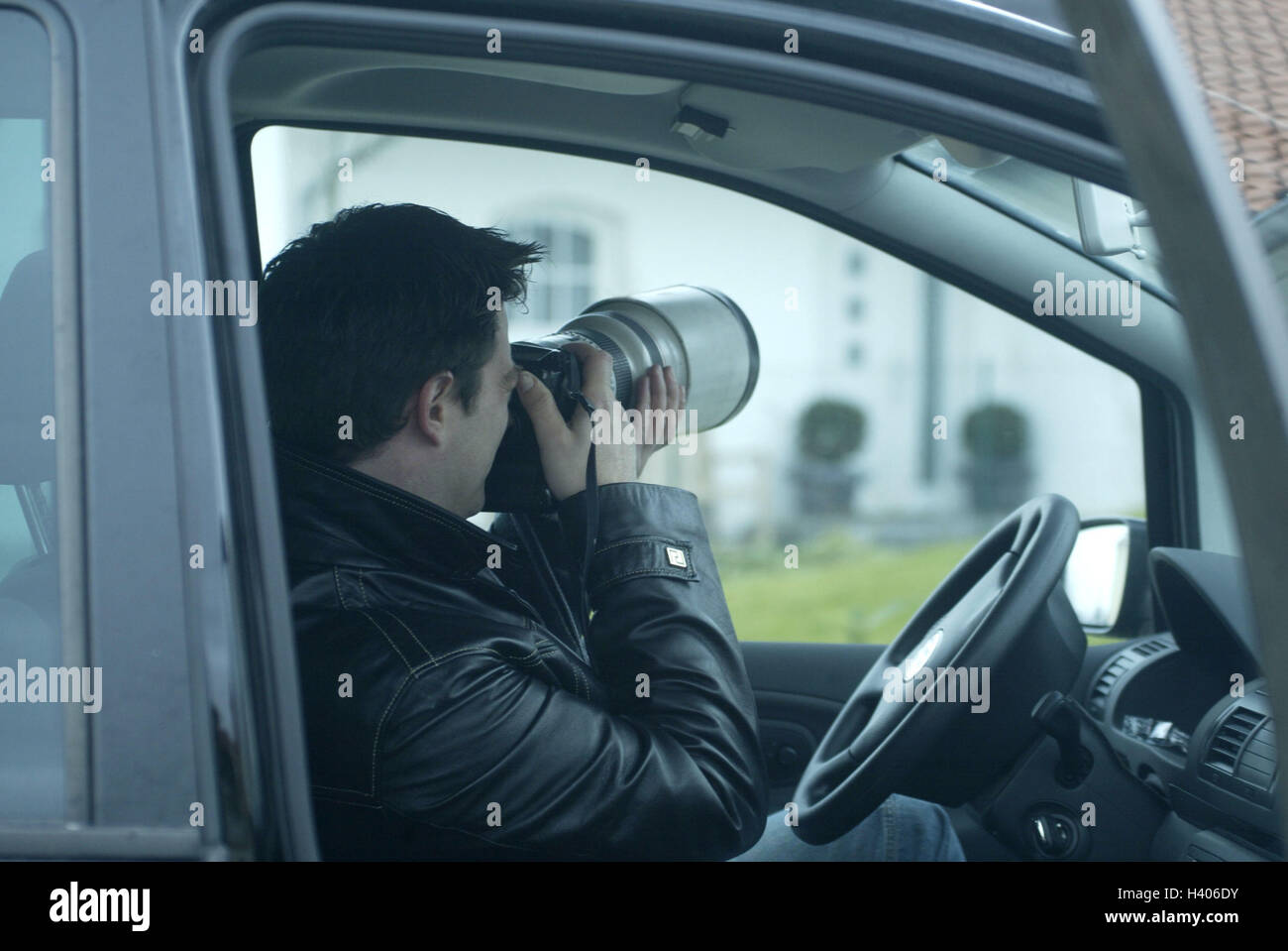 Car windows, detective, camera, take of a photo car, passenger car ...