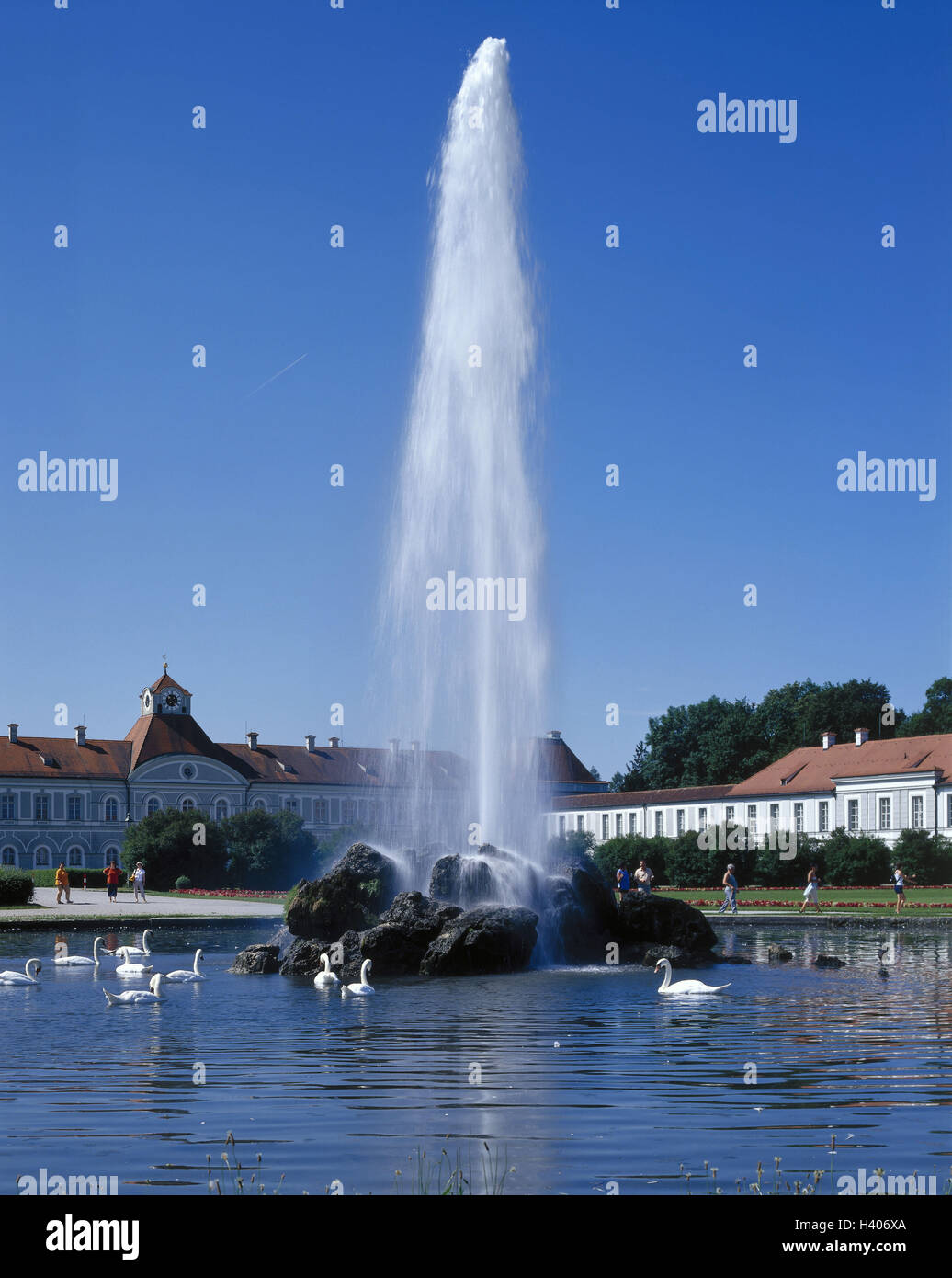 Germany, Upper Bavaria, Munich, castle nymph castle, southern circular ...