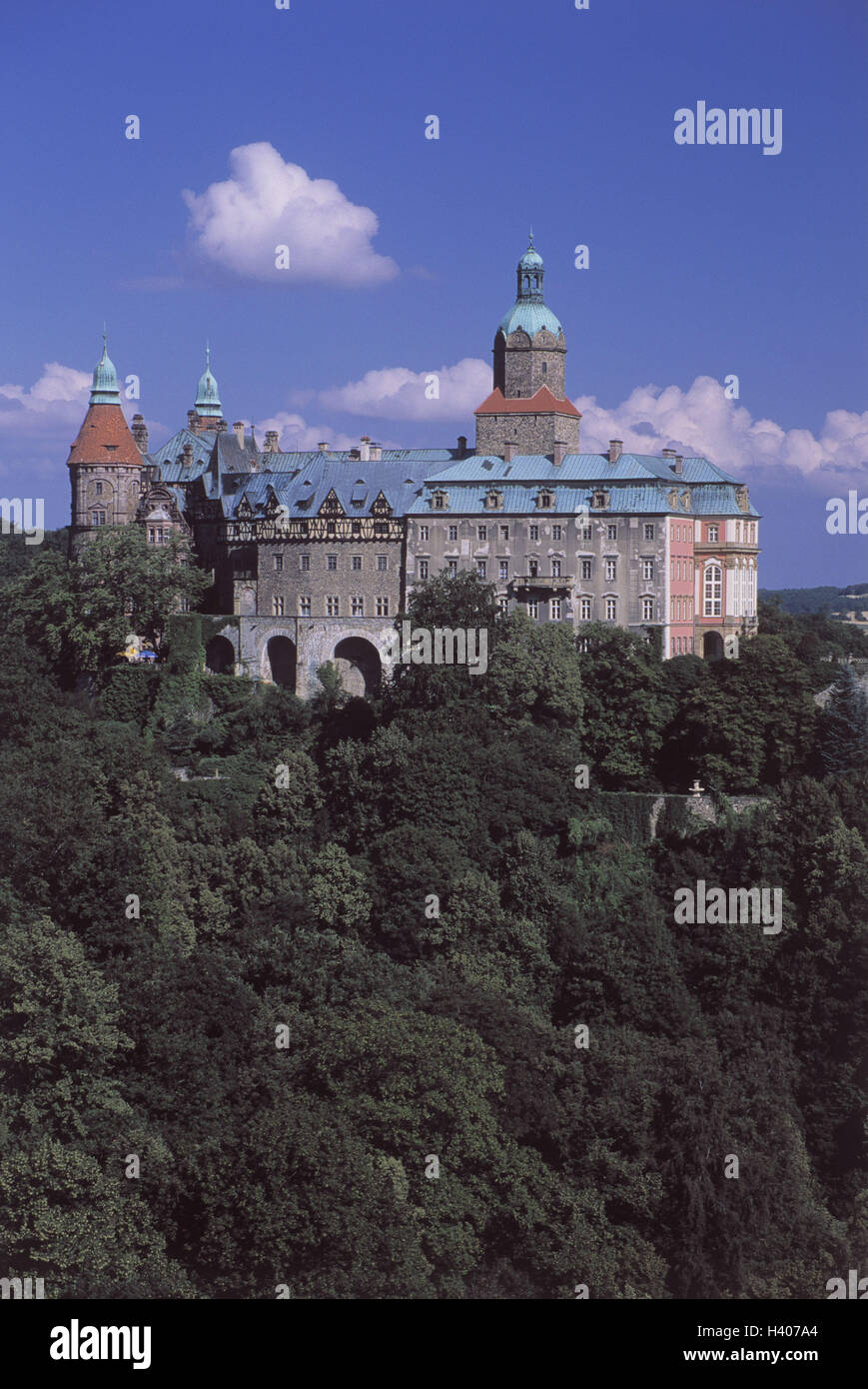 Poland, Silesia, castle prince's stone, Europe, Rzeczpospolita Polska ...