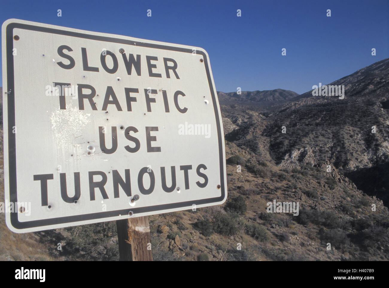 Slower traffic use turnouts hi-res stock photography and images - Alamy