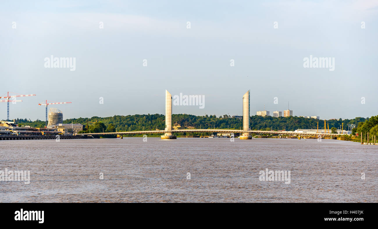 Jacques Chaban-Delmas bridge in Bordeaux - France Stock Photo - Alamy
