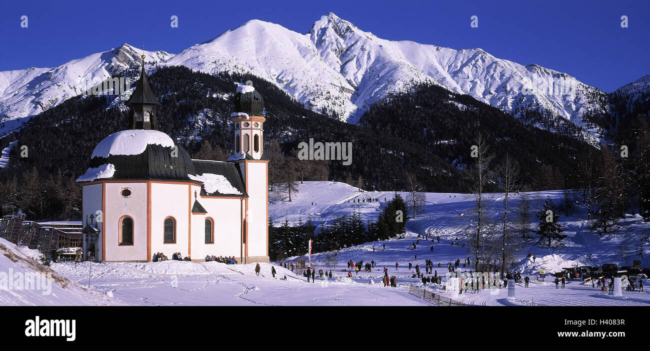 Austria tyrol sea field seekirchl hi-res stock photography and images ...