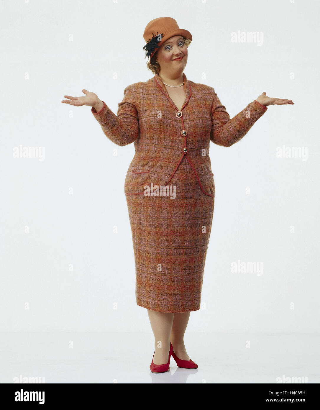 Stout woman hi-res stock photography and images - Alamy