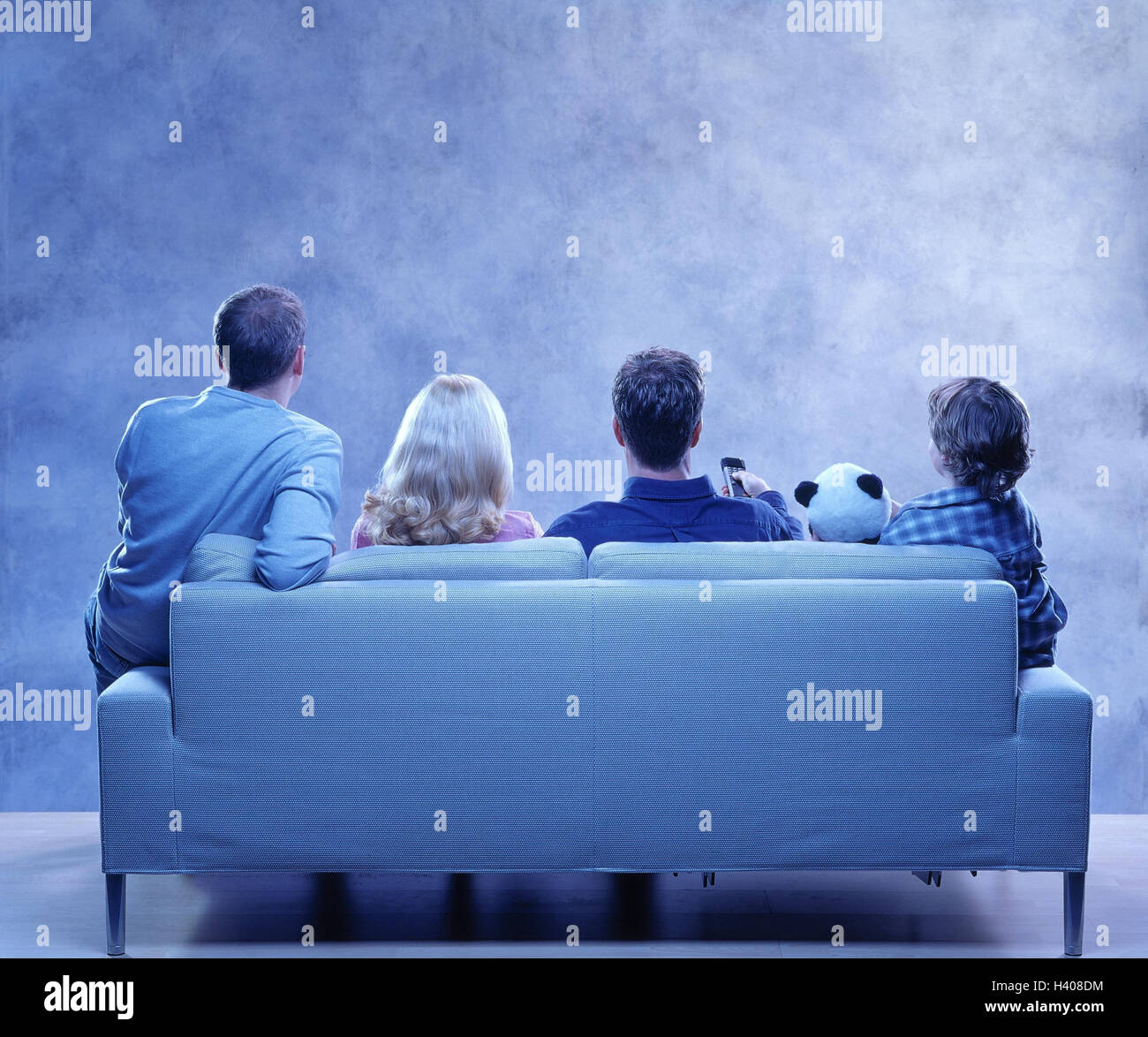 Back Of Couch With People