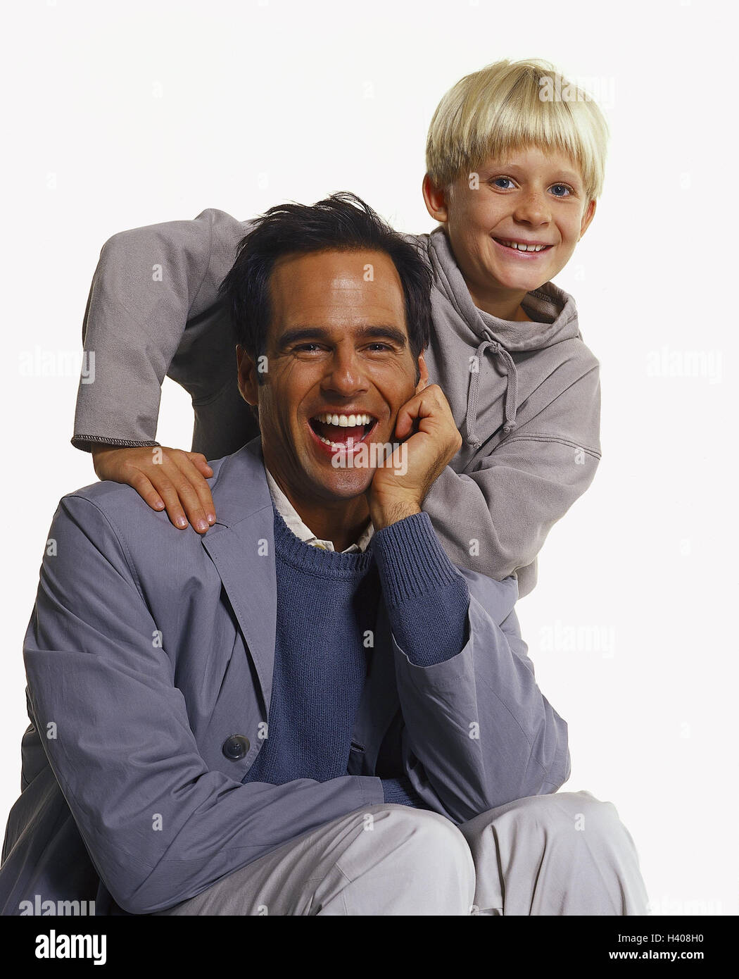 Father, son, laugh, add support gesture, Families, man, child, boy ...