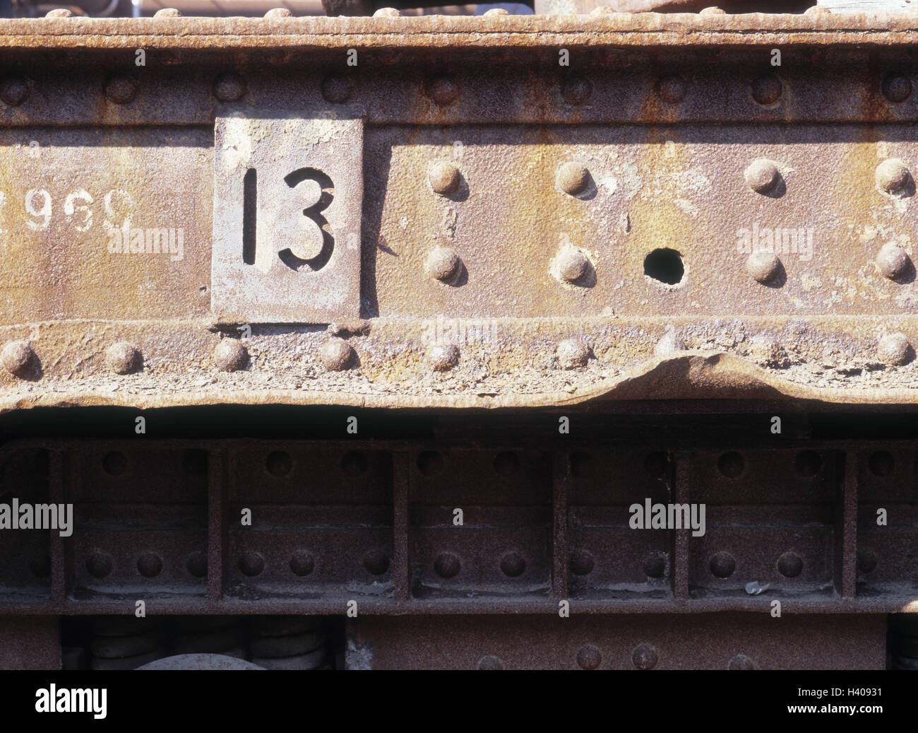 Good carriage, detail, number, 13, train, railway, goods train ...