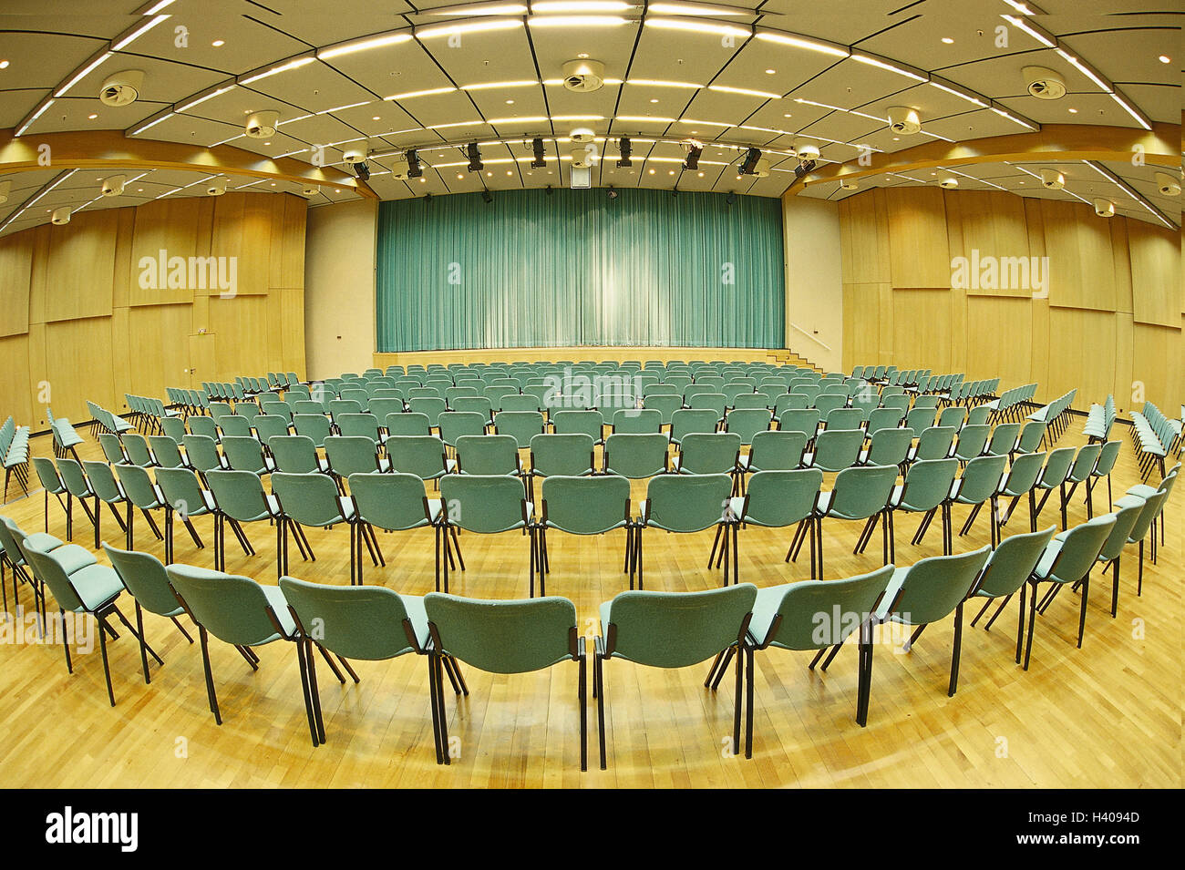 Town hall, auditorium, film set, chairs, blank, hall, event hall, event ...