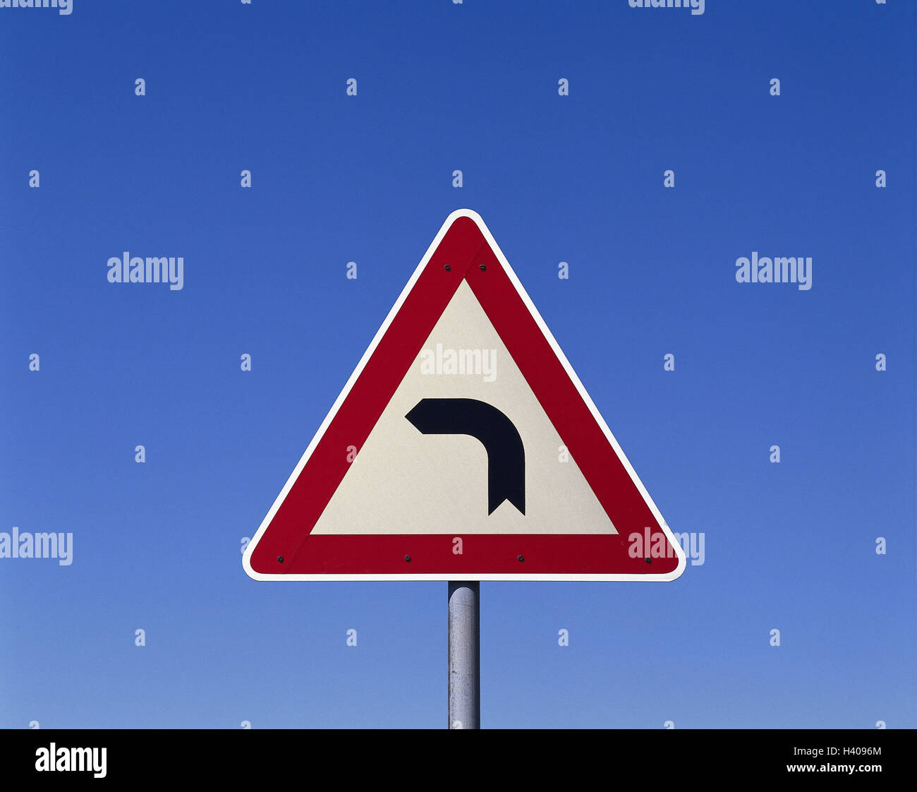 Road sign, left turn, traffic sign, road sign, sign, sign, danger ...