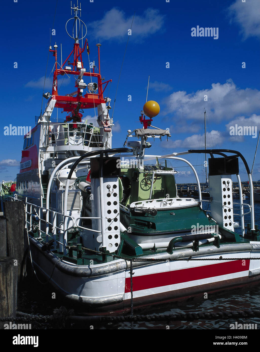 Germany, Mecklenburg-West Pomerania, Warnemünde, rescue cruiser, "Theo ...