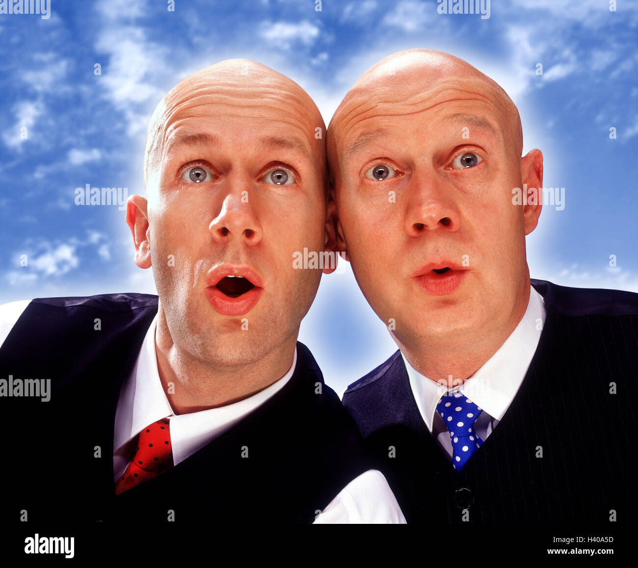 Two bald people hi-res stock photography and images - Alamy