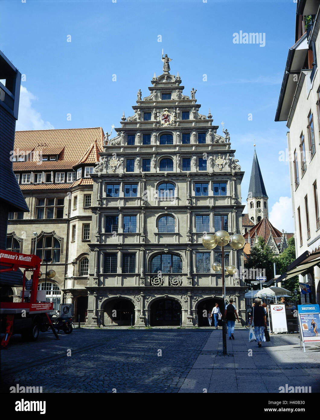 Germany, Lower Saxony, Brunswick, Gewandhaus, Europe, town, town view ...