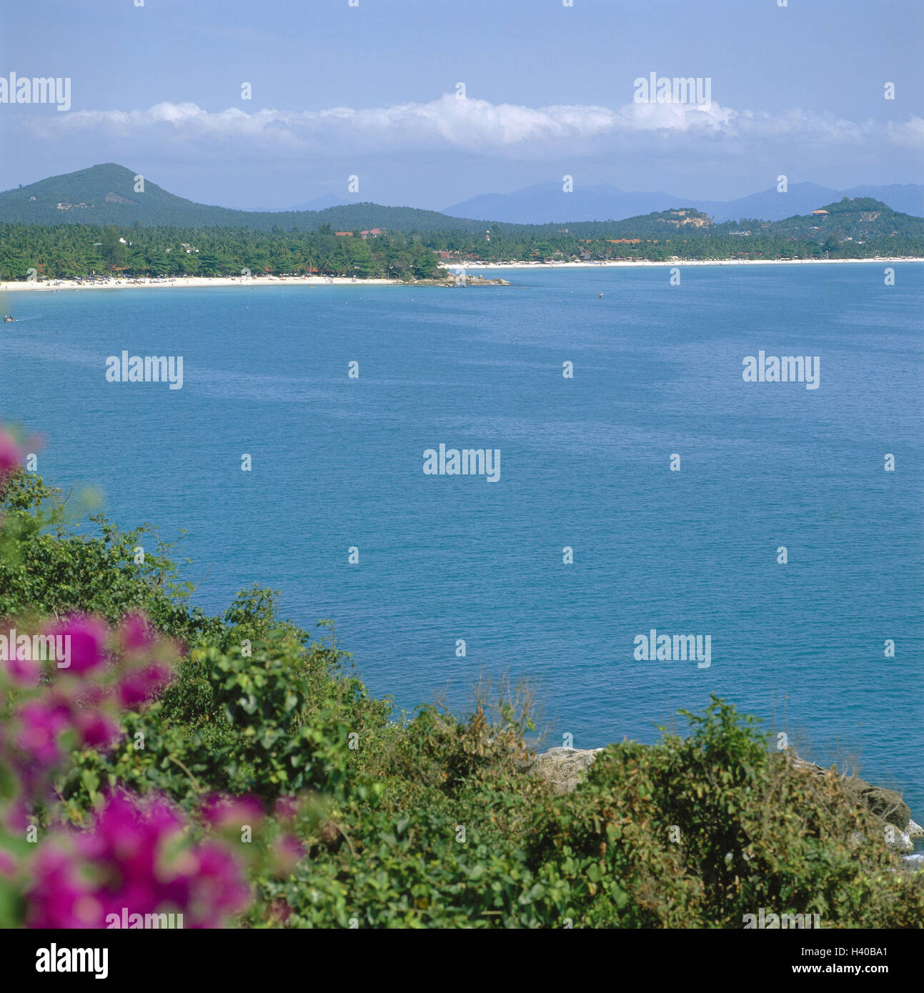 Thailand, Ko Samui, Chaweng Beach, coastal scenery, Asia, South-East ...