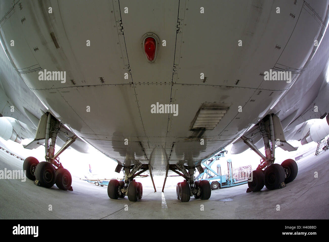 Airplane, Boeing 747-400, bottom side, detail, airplane, scheduled ...