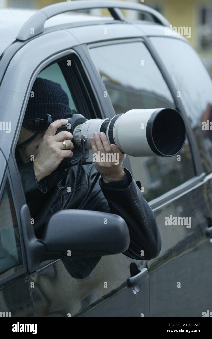 Car windows, detective, camera, take of a photo car, passenger car ...