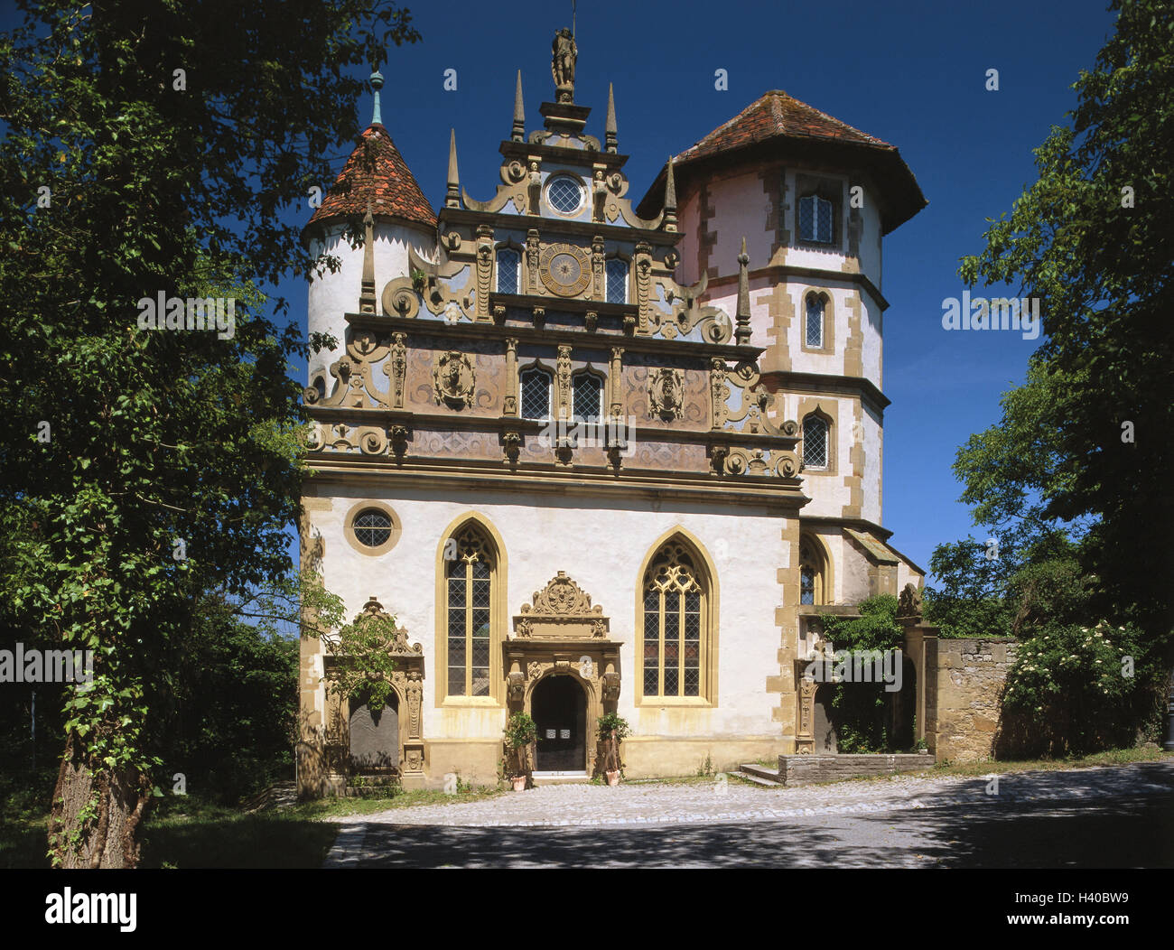 Germany, Baden-Wurttemberg, Neckar west home, castle dear stone, castle ...