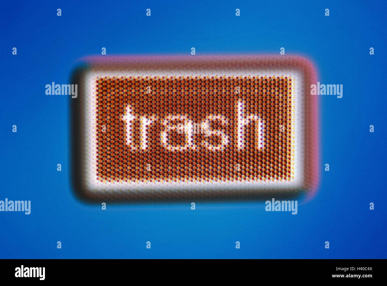 Computer, button, "trash", button, icon, data, waste, waste basket ...