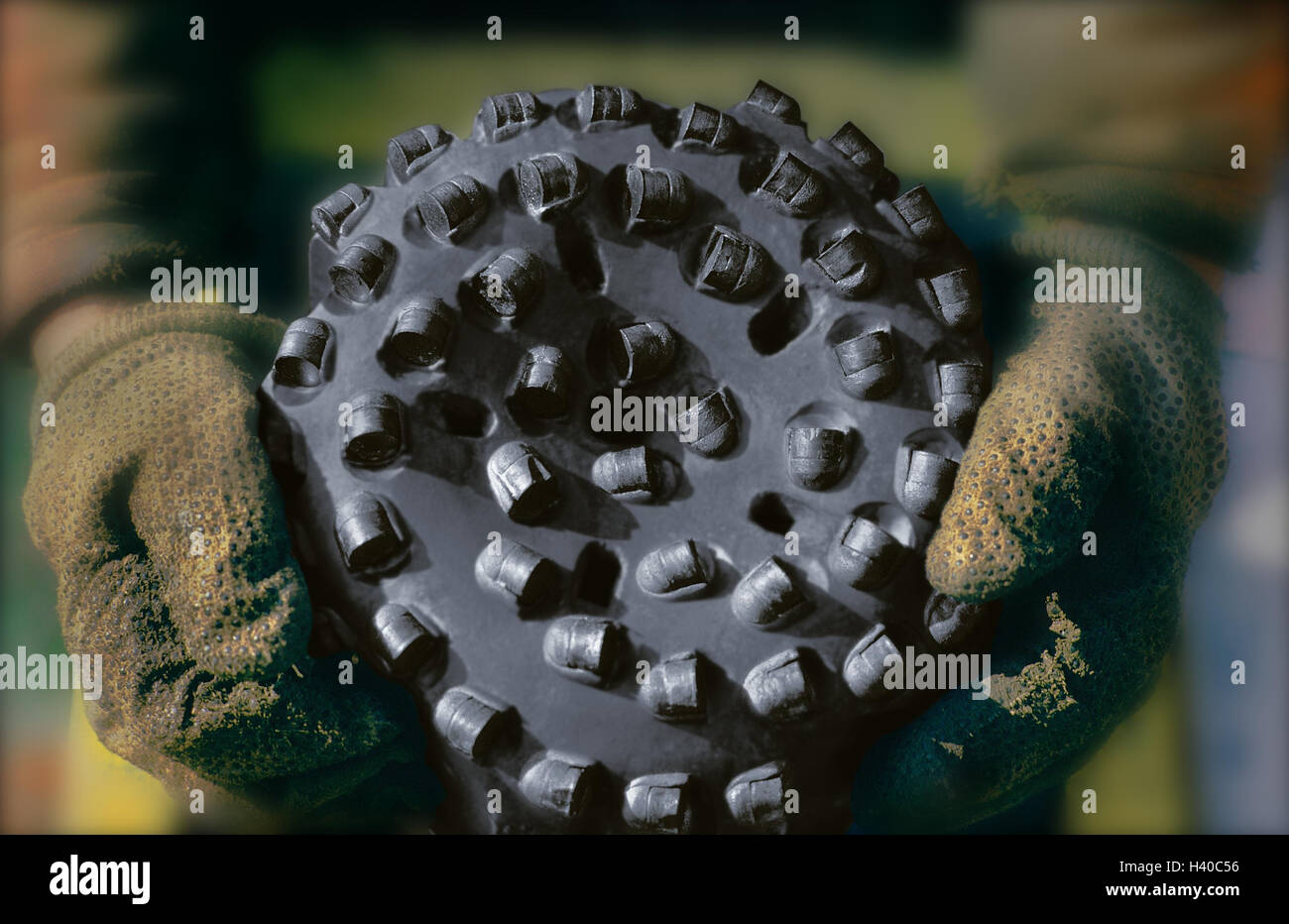 The North Sea, drilling rig, worker, detail, bit drill, economy, crude ...