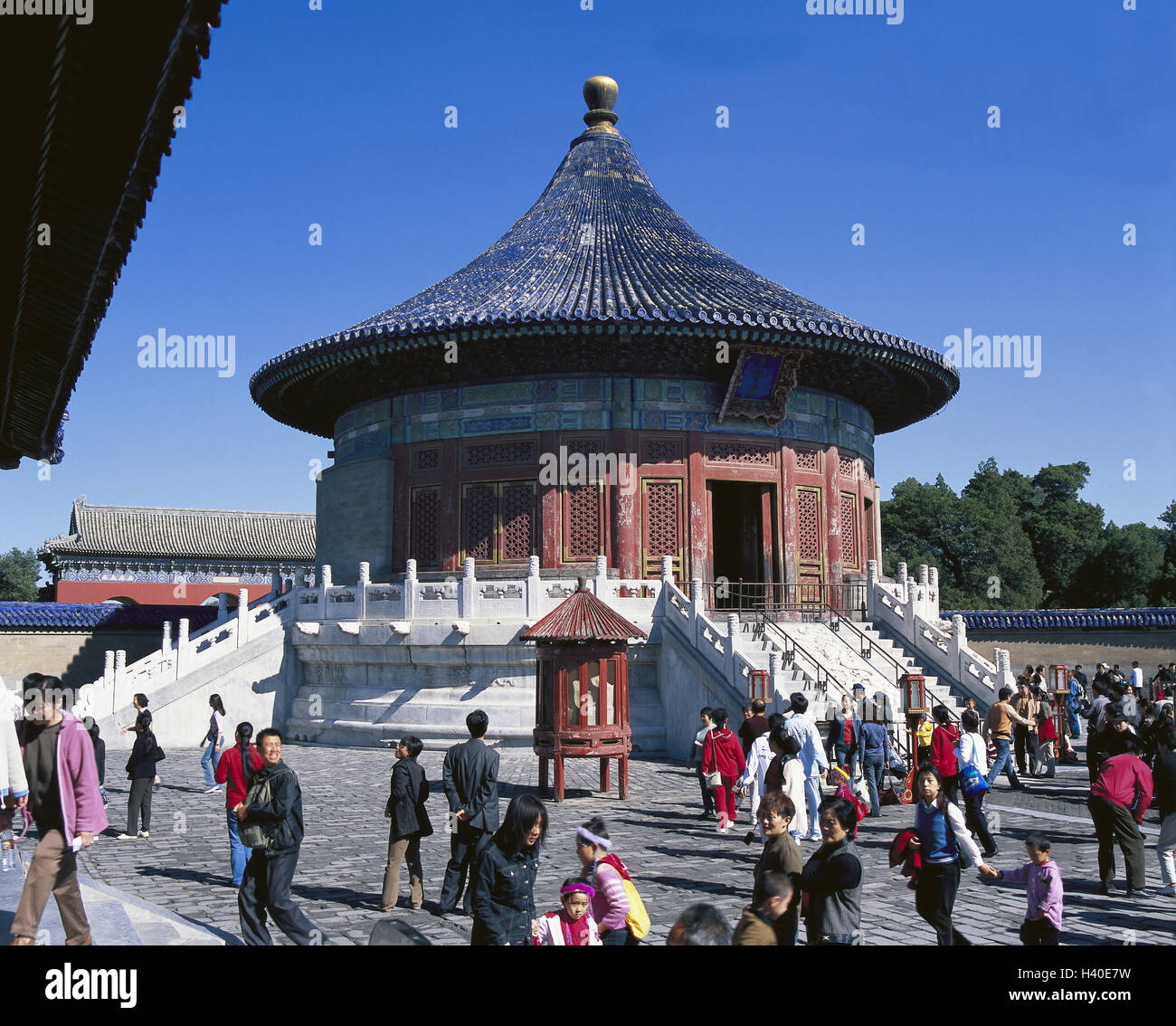 China, Peking, heaven altar Tiantan, hall the heaven altar, rising ...