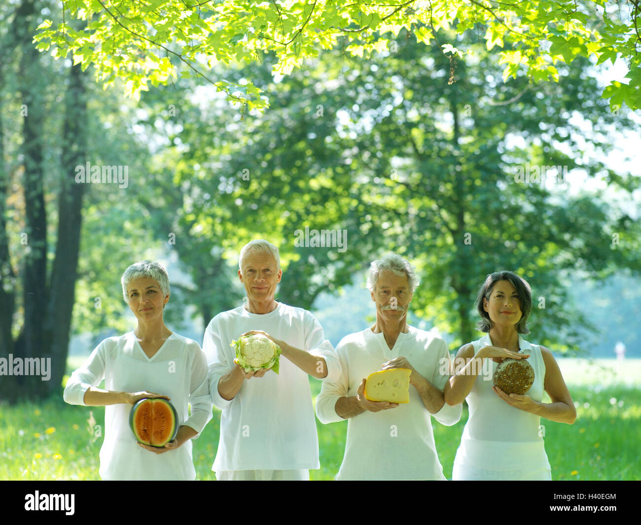 Senior citizens, food, hold, icon, healthy nutrition, nature, health ...