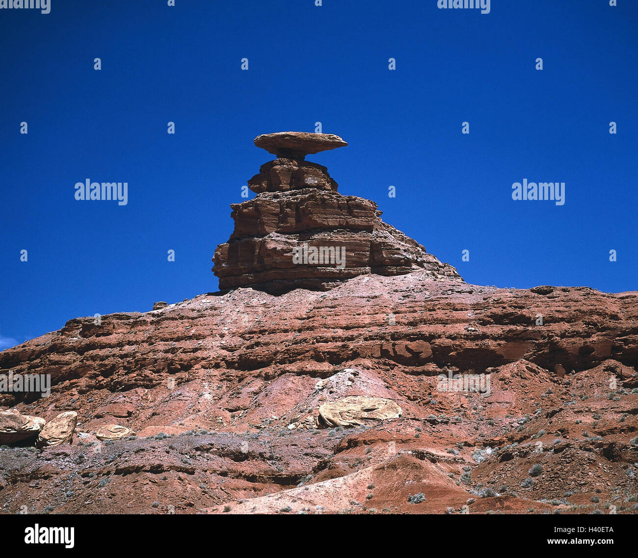 The USA, Arizona, monument Valley, bile formation, "Mexican Having" the ...