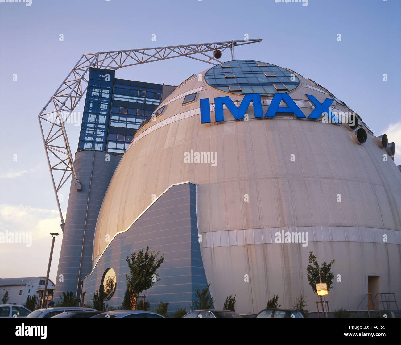 Germany, Bavaria, close Wurzburg, Lower Franconia park, film building ...