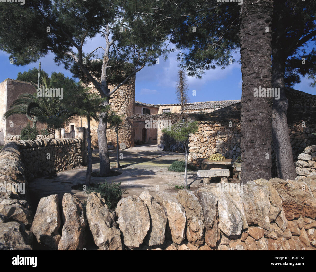 Spain, the Balearic Islands, island Majorca, close Cala Pi, Finca ...